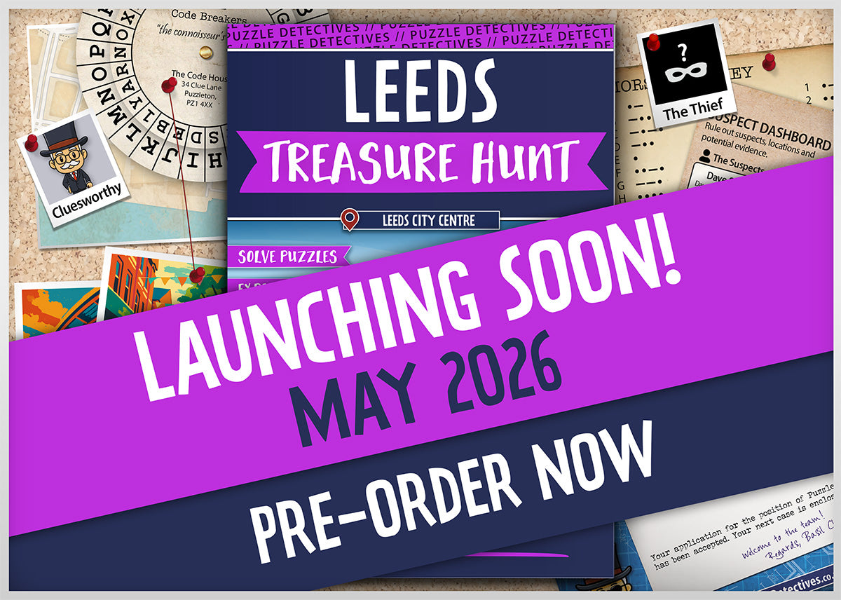 The Leeds Treasure Hunt - Pre-order for APRIL '26 – Puzzle Detectives